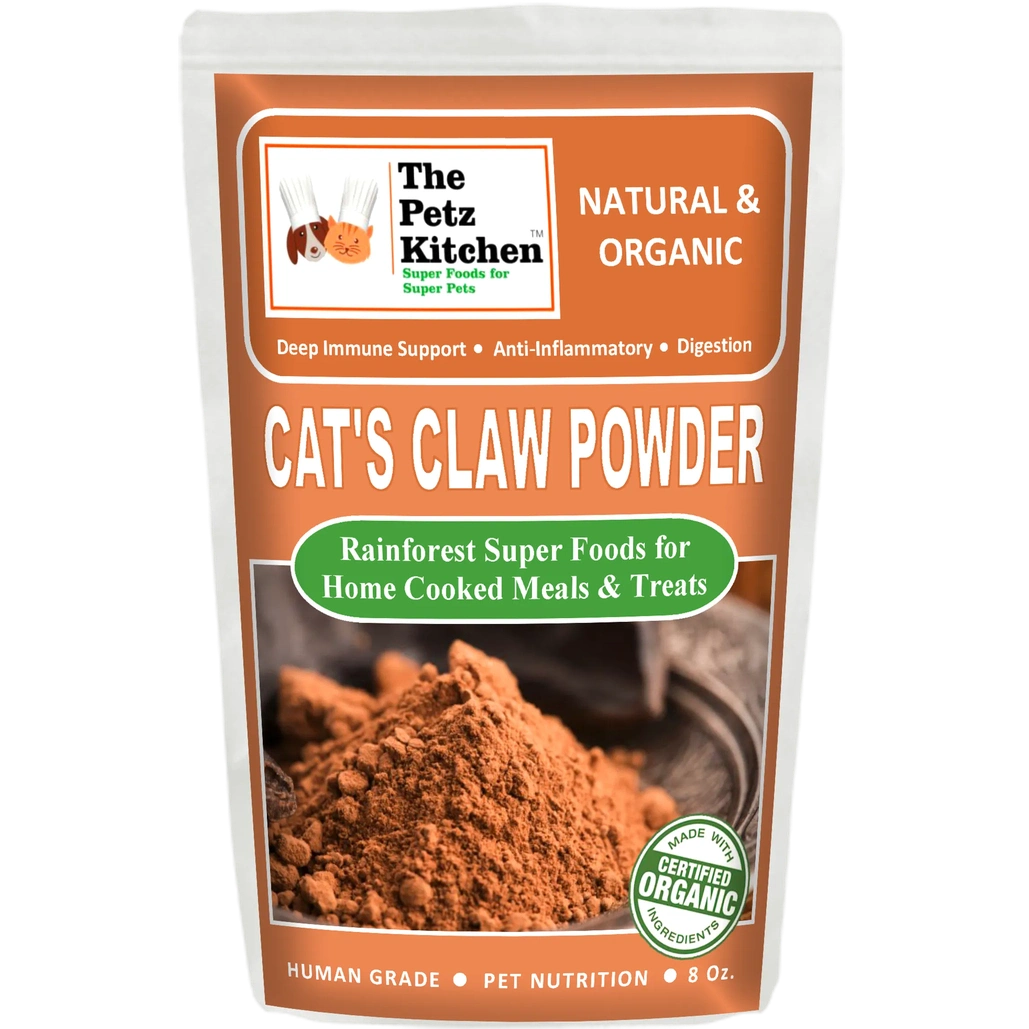 The Petz Kitchen Organic Cat's Claw Powder - Immune & Joint Support, 8 ...