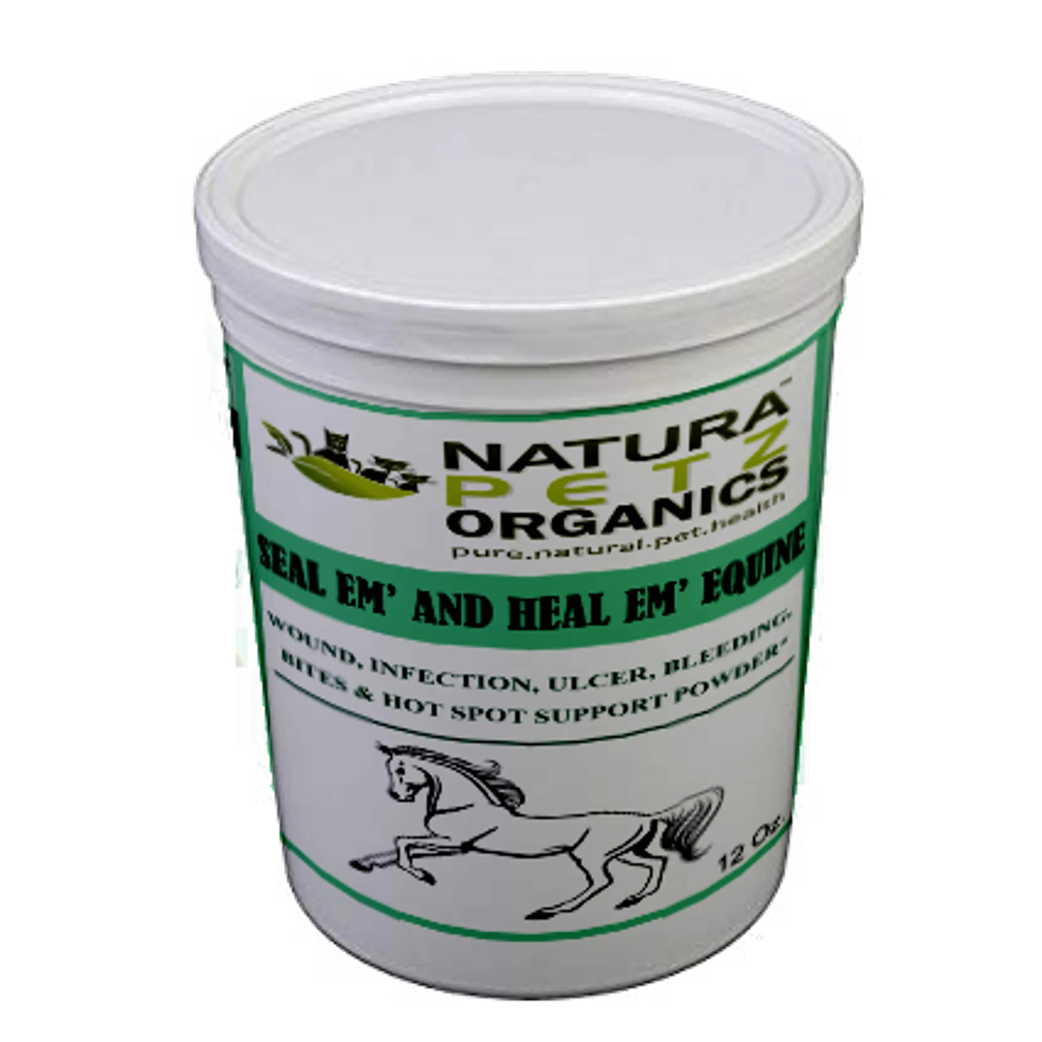 Organic Pet Systems Seal Em And Heal Em Equine Wound Care Powder, 12 Oz ...